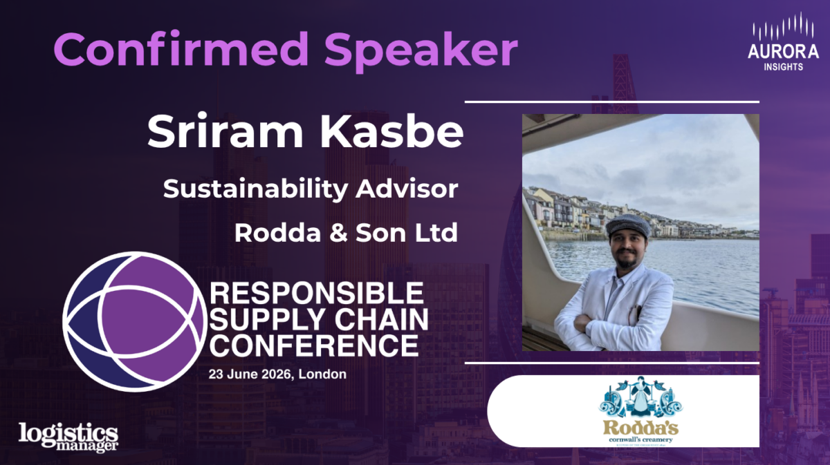 Responsible Supply Chain Conference London: meet the speaker – Sriram ...